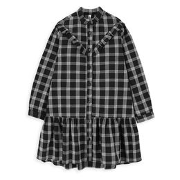 Coccodrillo Hemdkleid in Schwarz/ Grau - 54% | Gr&ouml;&szlig;e 152 | Kinderkleider