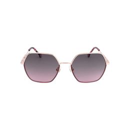 Carolina Herrera Damen-Sonnenbrille in Ros&eacute;gold-Rot/ Lila - 62% | Gr&ouml;&szlig;e 55 | Damen-brillen