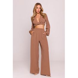 made of emotion Hose in Hellbraun - 69% | Gr&ouml;&szlig;e M | Damenhosen