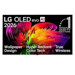 LG 77&Prime; Wallpaper TV OLED evo AI W6 True Wireless 4K Smart TV 2026 OLED77W69LA