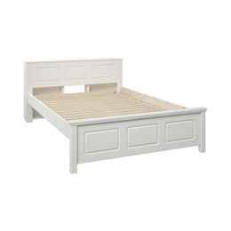 Bett OTTO HOME "Malme, mit unsichtbaren, herausziehbaren Regalen, maximaler Stauraum", wei&szlig;, B:148,8cm H:84,8cm L:226,6cm, Betten, Bett, inklusive Lattenrost, Made in EU, FSC zertifiziertes Massivholz