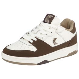 Sneaker Karl Kani "89 2K", Herren, Gr. 44,5, beige, Leder, Schuhe Sneaker