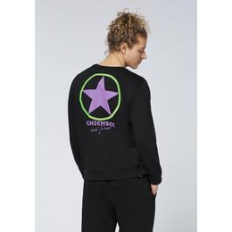Sweatshirt Chiemsee, Herren, Gr. S (44/46), schwarz beauty, 60% Baumwolle, 40% Polyester, Rundhals, Sweatshirts Sweatshirt