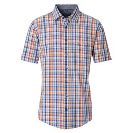 Kurzarmhemd Casamoda "Casamoda Freizeithemd Kurzarm kariert", Herren, Gr. XXL, Normalgr&ouml;&szlig;en, blau (hellblau), 100% Baumwolle, kariert, l&auml;ssig geschnitten, Hemden