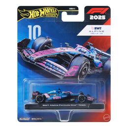 Hotwheels Spielzeug-Auto HOT WHEELS "Hot Wheels Premium F1 - Team Alpine Driver 1", bunt, Spielzeugfahrzeuge, Kinder, Metall