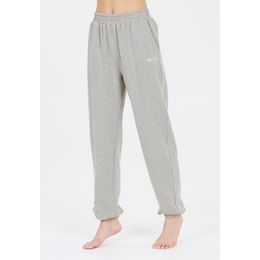 ENDURANCE ATHLECIA Sweathose ATHLECIA "Giannis", Damen, Gr. 40, EURO-Gr&ouml;&szlig;en, grau, 65% Polyester, 35% Baumwolle, unifarben, Hosen Sweathose, mit bequemem Dehnbund