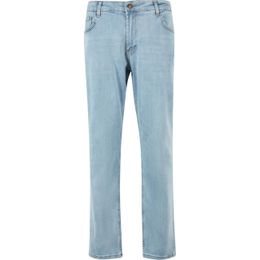 Bequeme Jeans 2Y Premium "2Y Premium Herren 2Y Basic Straight Fit Denim", Herren, Gr. 29/32, L&auml;nge 32, blau, 97% Baumwolle, 3% Elasthan, unifarben, Jeans