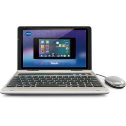 Kindercomputer Vtech "School & Go, Genio Lernlaptop", silber (silberfarben), Kindercomputer, KinderB:25,8cm T:17cm, Kunststoff, B:25,8cm T:17cm