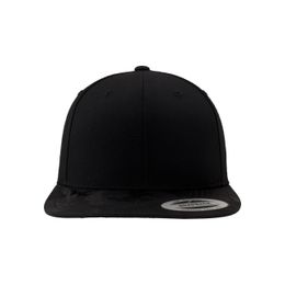 Snapback Cap Flexfit "Flexfit Unisex Camo Visor Snapback", Herren, Gr. onesize, schwarz camo, 80% Polyacryl, 20% Wolle, Caps