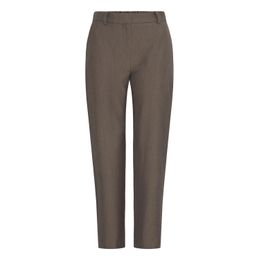 Stoffhose B.Young "Casual BYDANTA", Damen, Gr. 34, N-Gr, braun (walnut melange), Obermaterial: 78% Polyester PES. 18% Viskose CV. 4% Elasthan EL., Hosen Stoffhose
