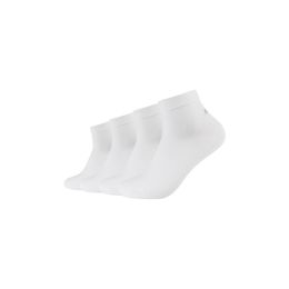 JOOP! Kurzsocken JOOP "4er Pack", Damen, Gr. 35-38, wei&szlig;, 83% Baumwolle, 14% Polyamid, 3% Elasthan, uni, Socken