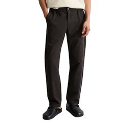 Marc O'Polo Chinohose MARC O'POLO DENIM "aus Bio-Baumwolle und Leinen", Herren, Gr. XXL, Normalgr&ouml;&szlig;en, broken graphite, Obermaterial: 65% Baumwolle, 35% Leinen, unifarben, relaxed fit normal, Hosen Chinohose