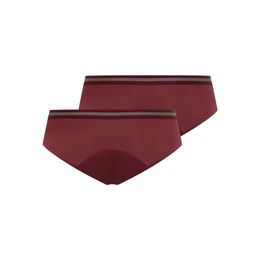 Periodenslip Dorina "Period Panties", Damen, Gr. XL, burgundy, Obermaterial: 85% Polyamid, 15% Elasthan, k&ouml;rpernah, Unterhosen, f&uuml;r leichte bis mittlere Menstruationstage