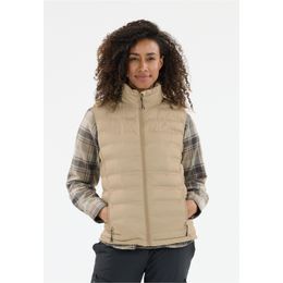 Steppweste WHISTLER "Froze", Damen, Gr. 36, beige, 100% Polyester, normal, ohne Ausschnitt, Westen Steppweste, mit wasserabweisender Eigenschaft