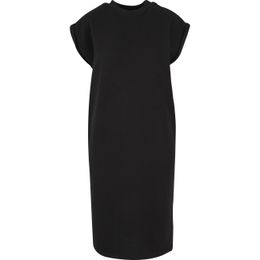 Shirtkleid Urban Classics "Urban Classics Ladies Light Terry Dress", Damen, Gr. S, US-Gr&ouml;&szlig;en, schwarz, 100% Baumwolle, unifarben, oversize, ohne Ausschnitt, Kleider Shirtkleid