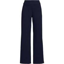 LANDS' END Starfish High Waist Hose mit weitem Bein, Damen,  Schwarz, Elasthan/Baumwoll-Mischung, by Lands' End