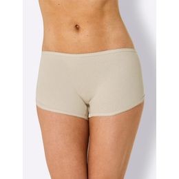 Hipster, Damen, Gr. 40, 3 Stk., steingrau, sand, bordeaux, 100% Baumwolle, Unterhosen