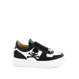 Sneaker Philipp Plein "Skull", Jungen, Gr. 28, Normalschaft, 0201, schwarz, wei&szlig;, Schuhe Sneaker