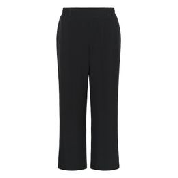 Stoffhose Kaffe "Casual Hose KAbeatrice", Damen, Gr. 34, N-Gr, schwarz (schwarz deep), Obermaterial: 92% Polyester PES. 8% Elasthan EL., Hosen Stoffhose