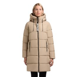 Khujo Damen Steppmantel "MISTHA"tao sand, Gr. XXL, unifarben, Web, Obermaterial: 100% Polyester. Futter: 100% Nylon. Wattierung: 100% Polyester,