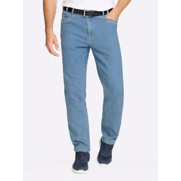 5-Pocket-Jeans Marco Donati, Herren, Gr. 48, Normalgr&ouml;&szlig;en, blau, bleached, 96% Baumwolle, 4% Elasthan, unifarben, lang, Jeans 5-Pocket-Jeans