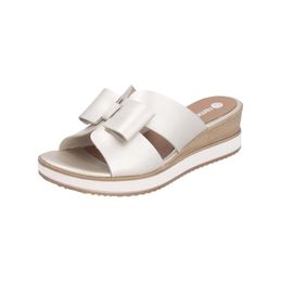 Remonte Damen Pantolette "Remonte Pantoletten Glattleder", Gr. 42gold, Glattleder, Schuhe