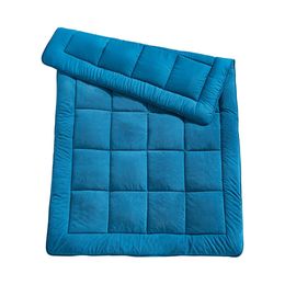 bonprix Polar Fleece Bettdecke zum Wenden, petrol, Gr.200x200 cm, Kuschelig warm auch in kalten N&auml;chten: Bettdecke "Polar Fleece"