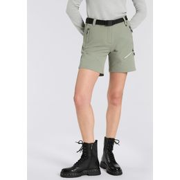 Shorts Killtec "KOS 241 WMN SHRTS", Damen, Gr. 44, N-Gr, gr&uuml;n (helloliv), Obermaterial: 100% Polyester, Hosen Shorts, sportlicher Stil, f&uuml;r entspannte Aktivit&auml;ten und Wanderungen