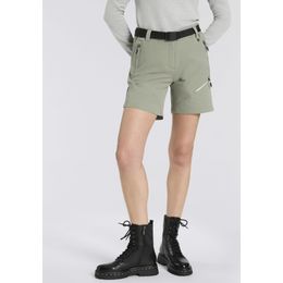 Shorts Killtec "KOS 241 WMN SHRTS", Damen, Gr. 44, N-Gr, gr&uuml;n (helloliv), Obermaterial: 100% Polyester, Hosen Shorts, sportlicher Stil, f&uuml;r entspannte Aktivit&auml;ten und Wanderungen