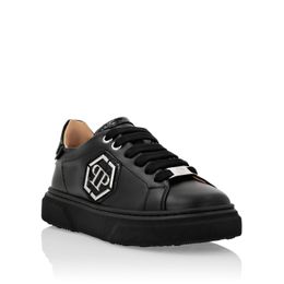 Sneaker Philipp Plein "Hexagon", Jungen, Gr. 31, Normalschaft, 02, schwarz, Schuhe Sneaker