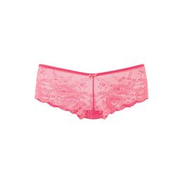 Hipster Lascana, Damen, Gr. 36/38, hellrosa, Spitze, Obermaterial: 90% Polyamid, 10% Elasthan, unifarben, k&ouml;rpernah, Unterhosen, aus zarter Spitze