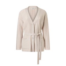 Maerz Muenchen Damen Strickjacke "Maerz Muenchen 217200 Strickcardigan Damen Bekleidung", beige, Gr. 38, 55% Wolle (Merino), 45% Baumwolle,