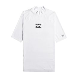 Rash Guard Billabong "Waves All Day", Herren, Gr. S, wei&szlig;, Obermaterial:85% Polyester, 15% Elasthan., Shirts