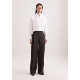 Stoffhose Seidensticker, Damen, Gr. 36, Normalgr&ouml;&szlig;en, braun, 70% Viskose, 30% Leinen, unifarben, Hosen Stoffhose