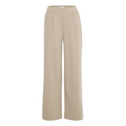 Stoffhose B.Young "Casual BYRIZETTA", Damen, Gr. M, N-Gr, beige (roasted cashew), Obermaterial: 74% Polyester PES. 22% Viskose CV. 4% Elasthan EL., Hosen Stoffhose