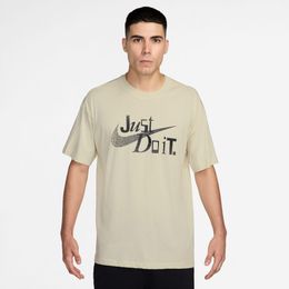 T-Shirt Nike "U NSW TEE LSE JDI", Herren, Gr. XXL, lt khaki, Obermaterial: 100% Baumwolle, Shirts T-Shirt, sportlicher Stil, f&uuml;r Alltag und verschiedene Aktivit&auml;ten