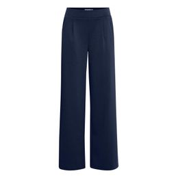 Stoffhose B.Young "Casual BYRIZETTA", Damen, Gr. XL, N-Gr, blau (copenhagen night), Obermaterial: 74% Polyester PES. 22% Viskose CV. 4% Elasthan EL., Hosen Stoffhose