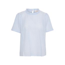 Blusentop Cream "Top KatinkaCR", Damen, Gr. 34, blau (kentucky blau), Obermaterial: 100% Baumwolle CO., Blusen Blusentop