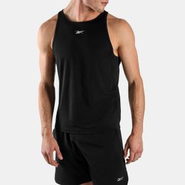 Lauftop Reebok "ID RUN TANK", Herren, Gr. XL, schwarz, Obermaterial: 100% Polyester, Tops, sportlicher Stil, f&uuml;r Lauftraining und sportliche Aktivit&auml;ten