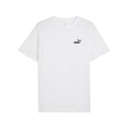 T-Shirt Puma "Essentials Small No. 1 Logo T-Shirt Herren", Herren, Gr. L, wei&szlig;, Obermaterial: 100% Baumwolle. Rippe: 80% Baumwolle, 20% Polyester, regular fit, Rundhals, Shirts T-Shirt