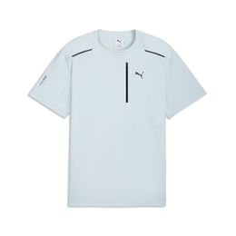 T-Shirt Puma "PumaTECH Relaxed Pocket T-Shirt Herren", Herren, Gr. L, fresh water blau, Obermaterial: 23% Elasthan, 77% Nylon. Rippe: 8% Elasthan, 92% Nylon, clean, relaxed fit, Rundhals, Shirts T-Shirt