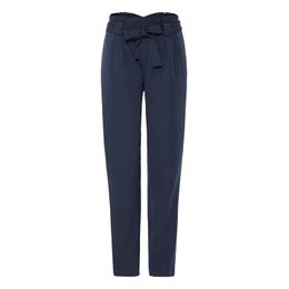 Stoffhose Ichi "Casual Hose IXCAISY", Damen, Gr. 38, N-Gr, schwarz (total eclipse), Obermaterial: 72% Polyester PES. 24% Viskose CV. 4% Elasthan EL., Hosen Stoffhose