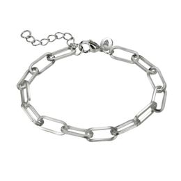 Armband MARC LAUDER "MBA10SS", silber, Armb&auml;nder, Herren, 21cm, Edelstahl, Armband