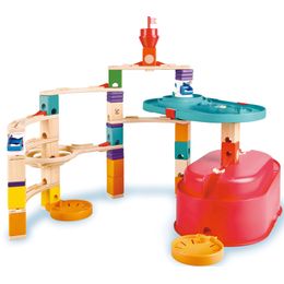 Kugelbahn-Bausatz HAPE "Quadrilla, Baukasten Beh&auml;lter Set", bunt, Kugelbahnen, Kinder, Holz, Kunststoff