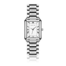 Quarzuhr ISABELLA FORD "FG3-B058S", silber, Armbanduhren, Damen, Quarzuhr