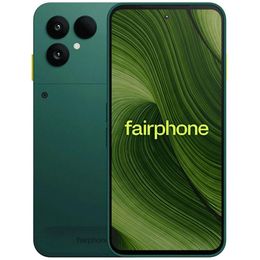 FAIRPHONE Smartphone "Gen. 6", Energieeffizienz: A (A-G), forest gr&uuml;n, 256 GB, Mobiltelefone