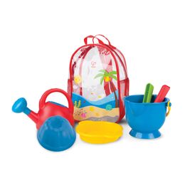 Sandform-Set HAPE "Strandrucksack Grundausstattung", bunt, Sand-Spielzeug, KinderB:25cm H:30cm T:12cm, Kunststoff, B:25cm H:30cm T:12cm