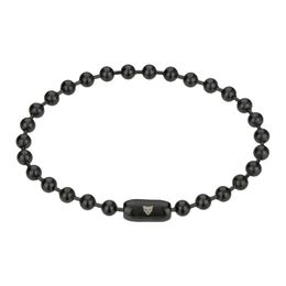 Armband MARC LAUDER "MBA08BB", schwarz, Armb&auml;nder, Herren, 21.2cm, Edelstahl, Armband