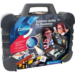 Experimentierkasten Clementoni "Galileo Lab, Ermittler-Koffer f&uuml;r Detektive", wei&szlig;, neutral, Experimentierk&auml;sten, Kinder, Made in Europe