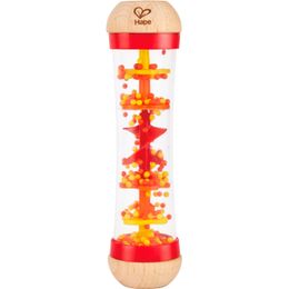 Greifspielzeug HAPE "Regenmacher", rot, Greifspielzeug, BabyB:6cm H:20cm L:6cm, Holz, Kunststoff, B:6cm H:20cm L:6cm